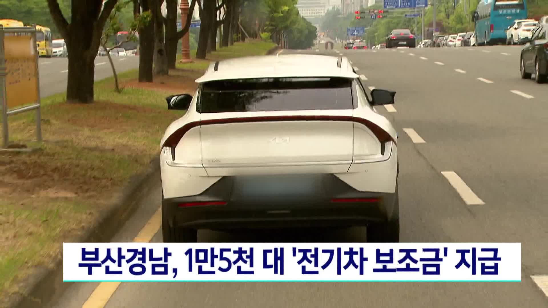 부산경남 만5천대 '전기차 보조금' 지급